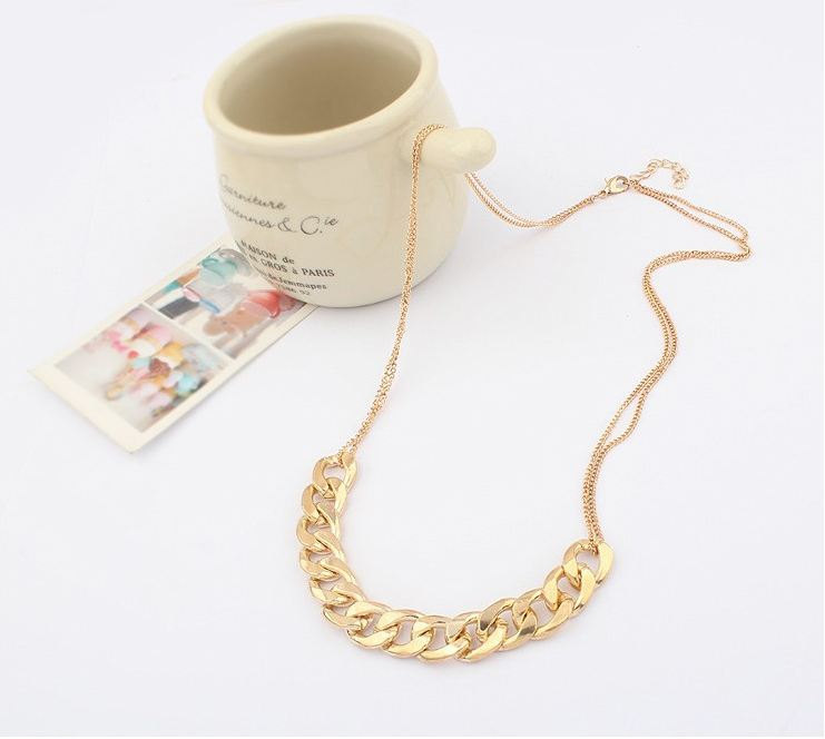 Classic Glod Chain Necklace on Luulla